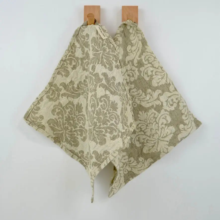 Everyday Linen Wash Cloths | French Country Set of 2 – Bonne Terre Studio